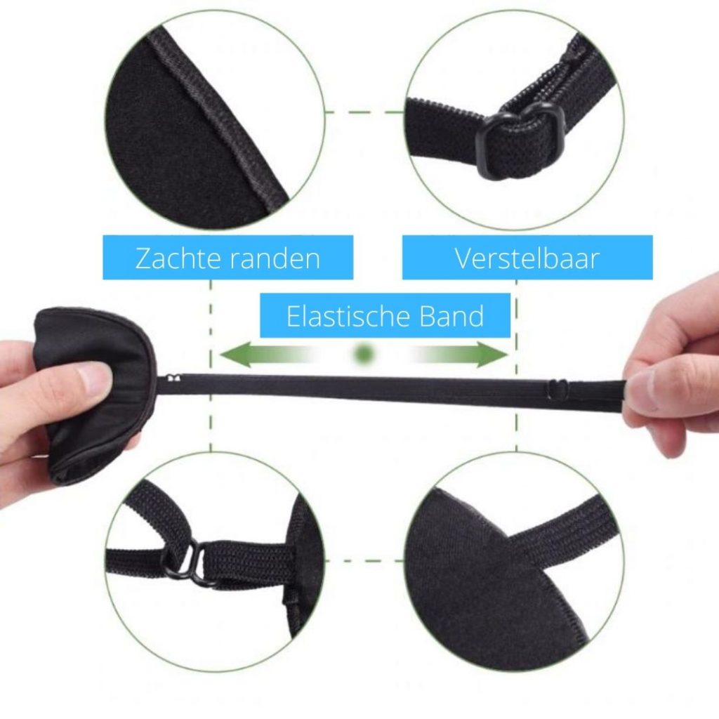 Ooglapje Zuiver Zijde - Eyepatch – Ultrasoft - Medisch Gebruik - Marine ...